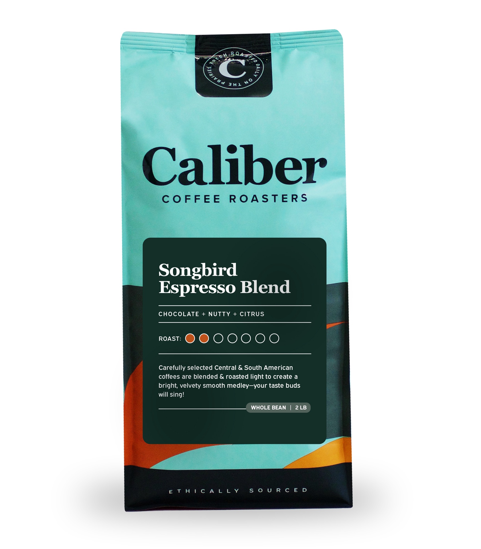 Songbird Espresso Blend Beans Bag/2 lb – Caliber Coffee Roasters
